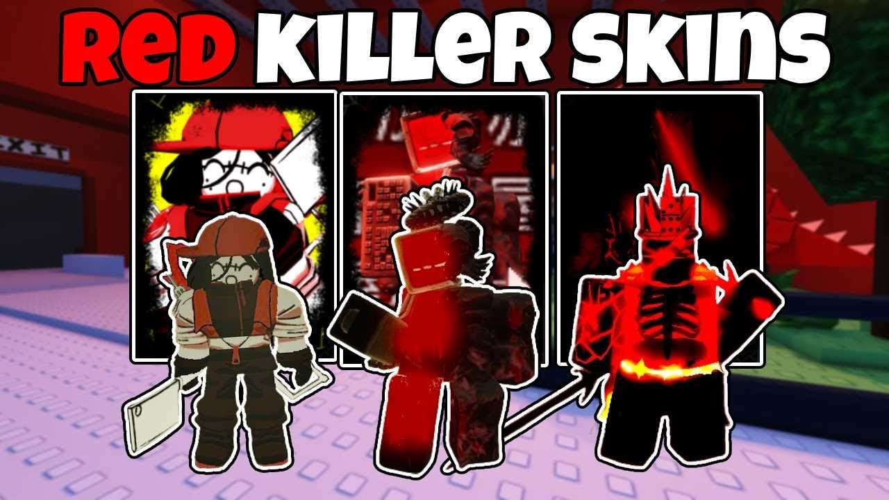 Playing with Red Killer Skins in Forsaken! | Forsaken - Roblox - YouTube