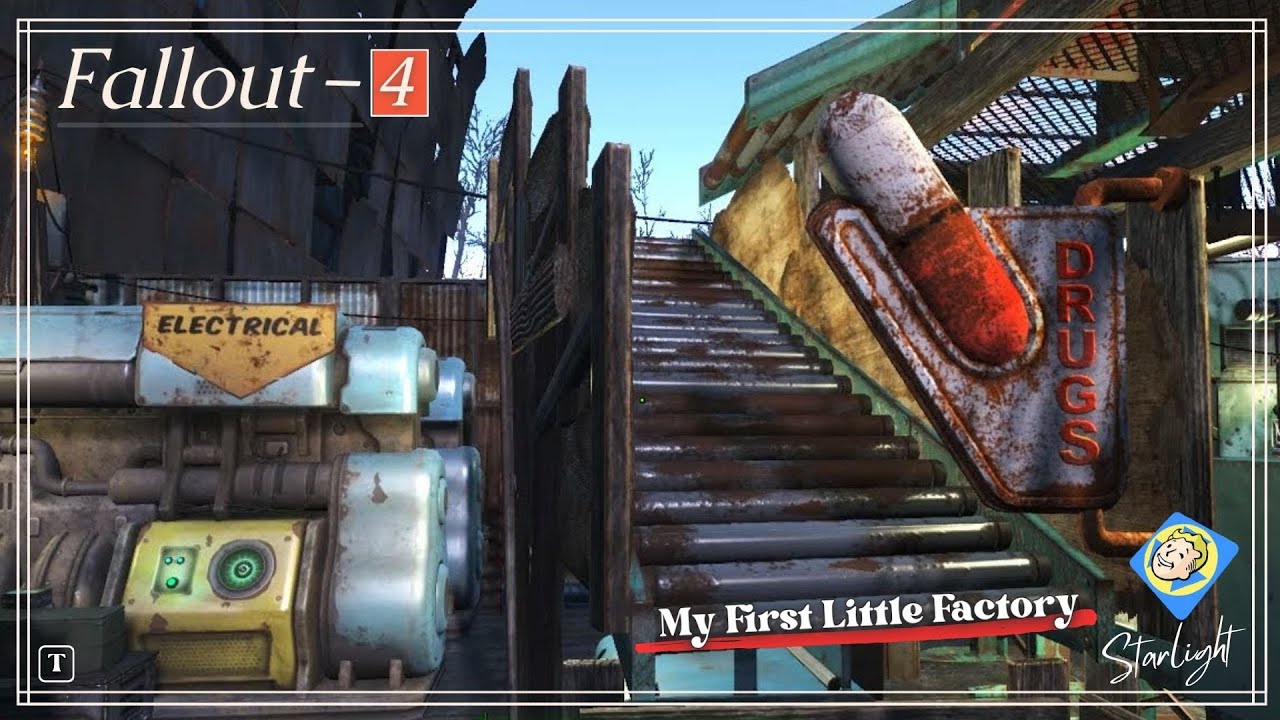 Fallout 4 - My First Little Factory - YouTube