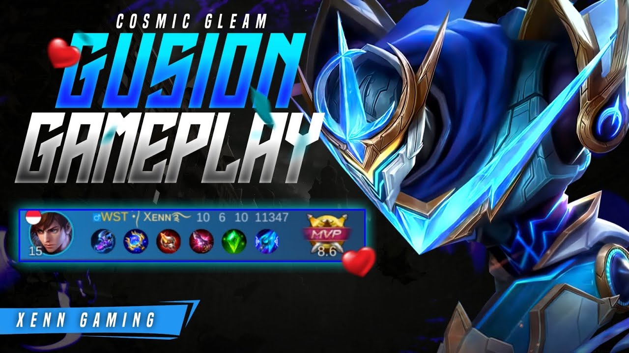 GUSION COSMIC GLEAM LEGENDARY HIGHLIGHTS 🔥 MLBB - YouTube