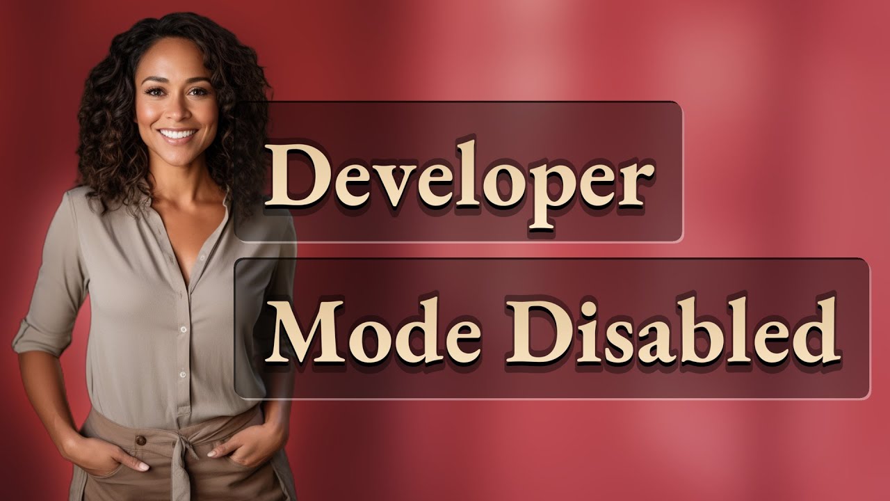 Why Is Developer Mode Disabled on Samsung Smart TVs? - YouTube