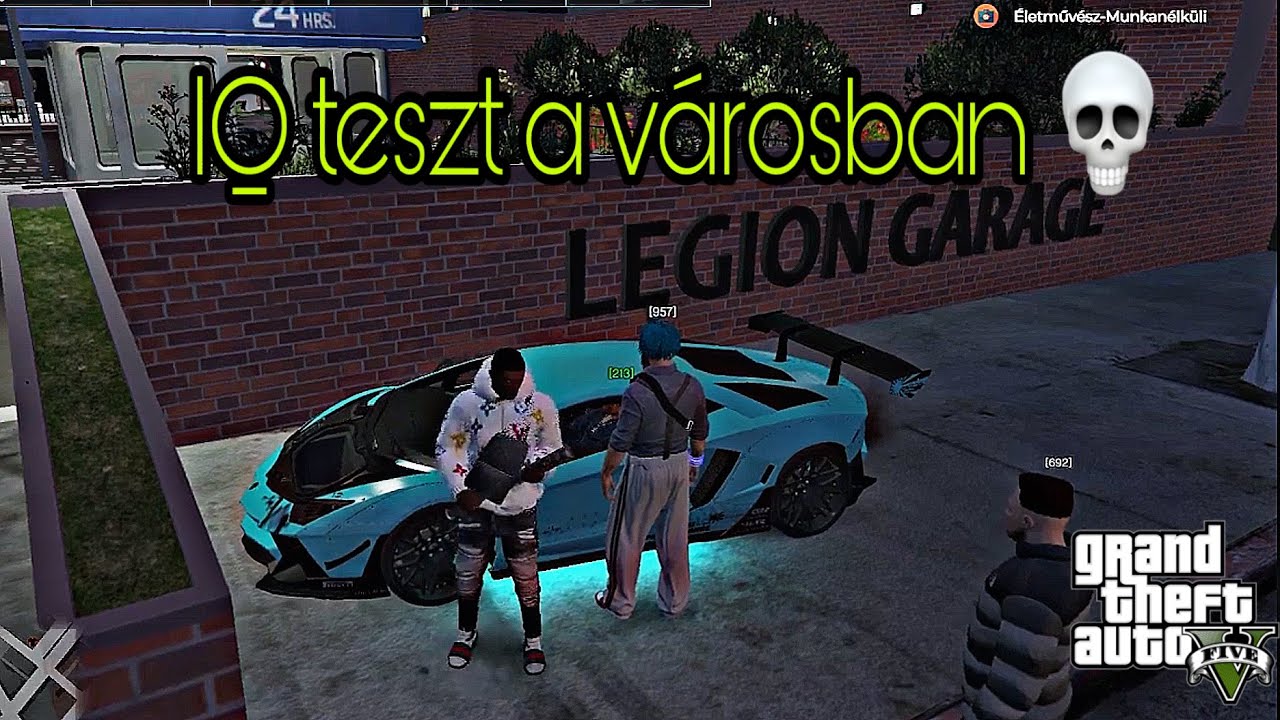 Lakatos Diego /IQ teszt a városban💀 😂 GTAV RP (RPRPRP) - YouTube