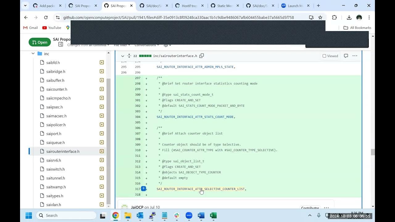 OCP Networking - Switch Abstraction Interface Sub-Project call (Oct 03, 2024) - YouTube
