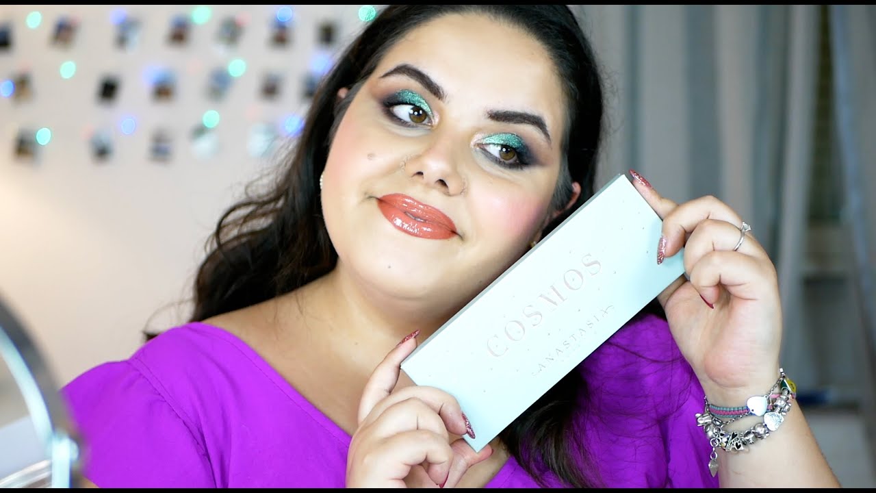 🪐 COSMOS EYESHADOW PALETTE Anastasia Beverly Hills Makeup TUTORIAL ...