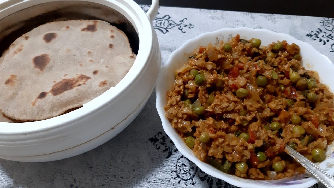 சோள ரொட்டி & சோயா கீமா /100% Healthy Veg Recipes/ Jowar Roti & Soya ...