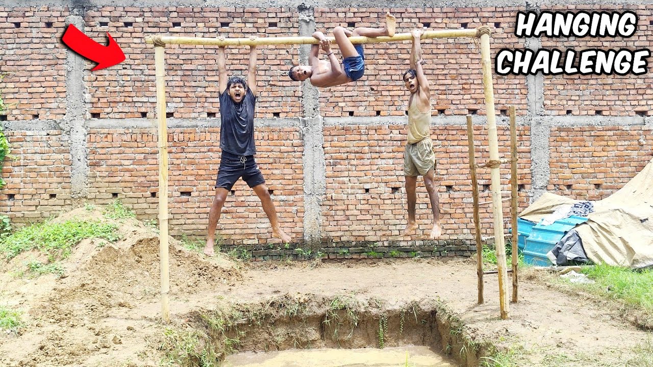 Last To Leave Hanging Challenge | जो सबसे आख़िरी तक लटका वही जीतेगा 😱 ...