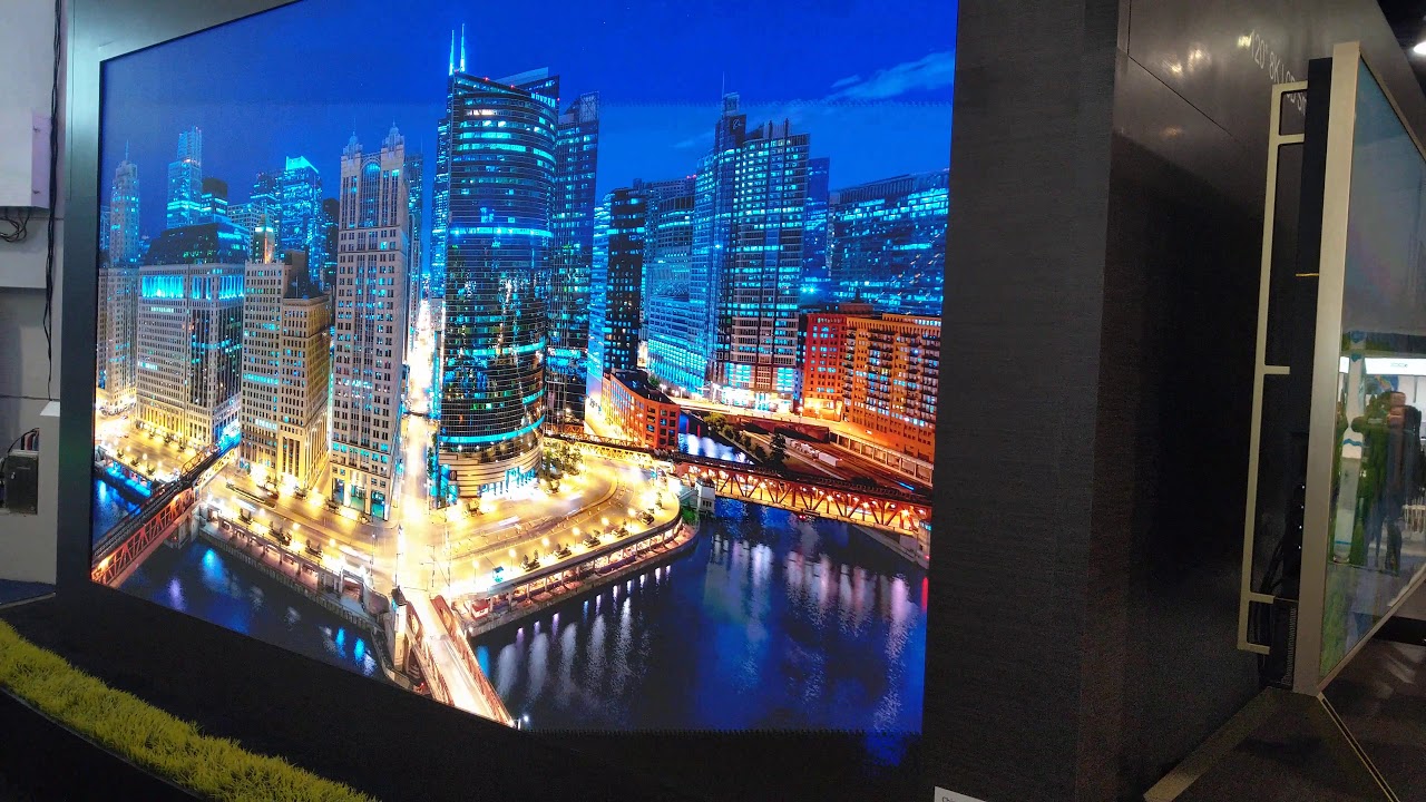 Ultra-LARGE 216" 8K Screen, CES 2020 [4K] - YouTube