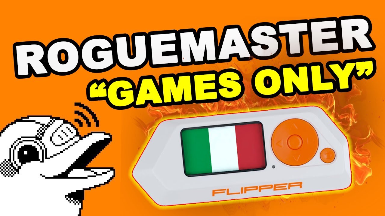 Flipper Zero - Tutorial Italiano - 26 - RogueMaster GAMES ONLY on/off ...