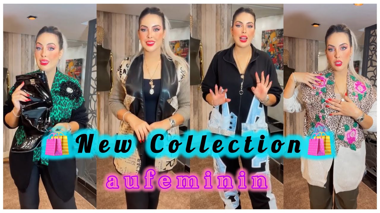 NOUVELLE COLLECTION 🔥 chez aufeminin by soukaina🛍️👗 - YouTube