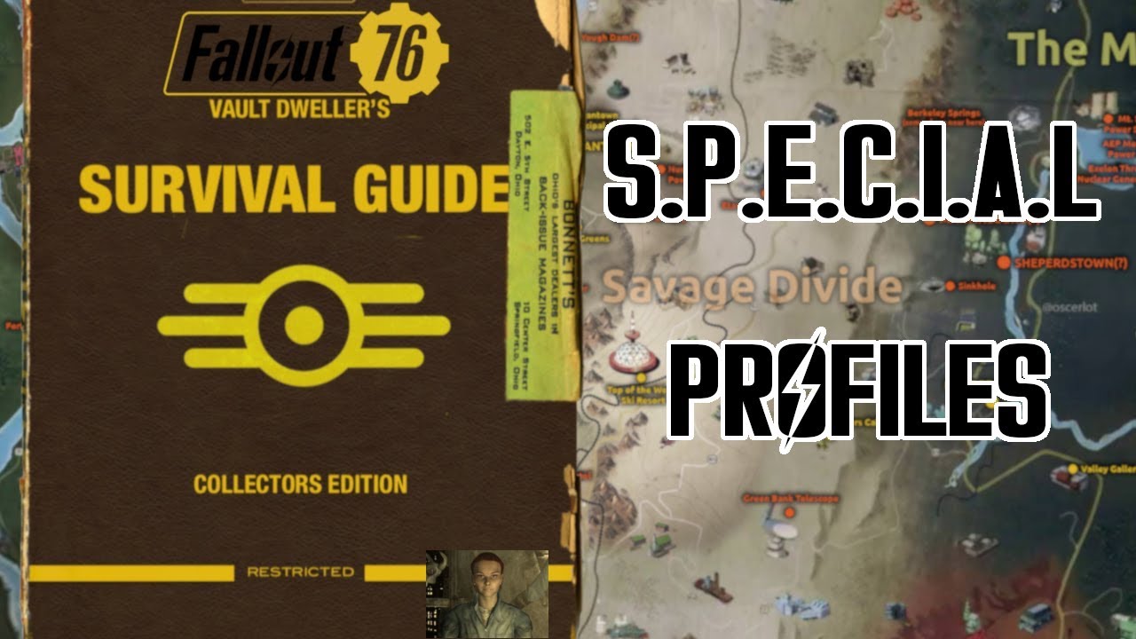 Fallout 76 Survival Guide: S.P.E.C.I.A.L Profiles - YouTube