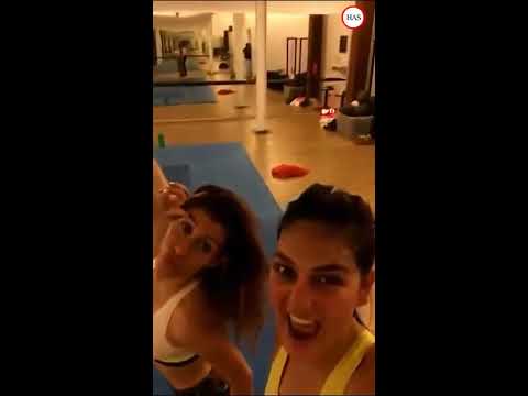 Luna Maya cantik memakai baju ketat aerobik Hot Abis