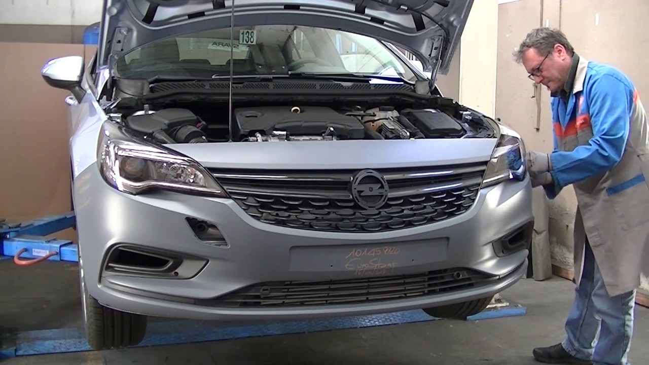 101.45.9120-Test di montaggio Paraurti anteriore con primer Astra K ...