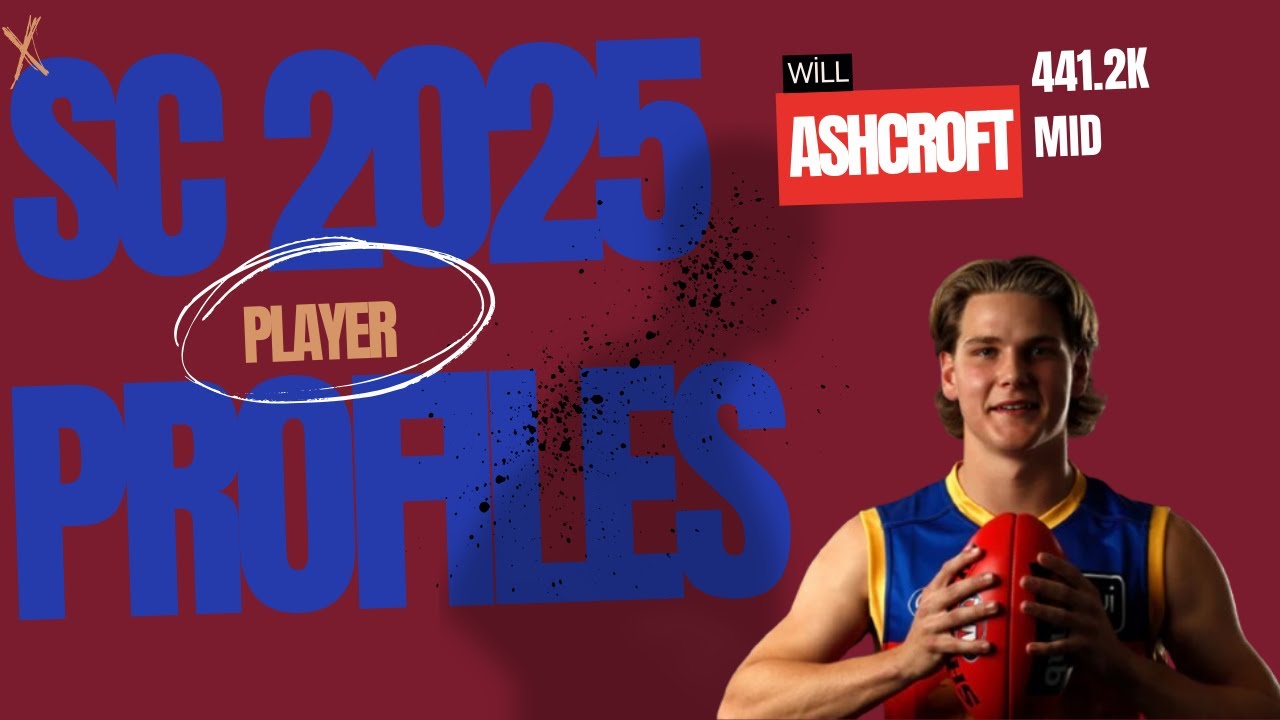 2025 AFL SC PLAYER PROFILES: WILL ASHCROFT - YouTube