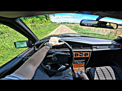 Mercedes 190E W201 – Brutal Acceleration & Raw Engine Sound POV Drive