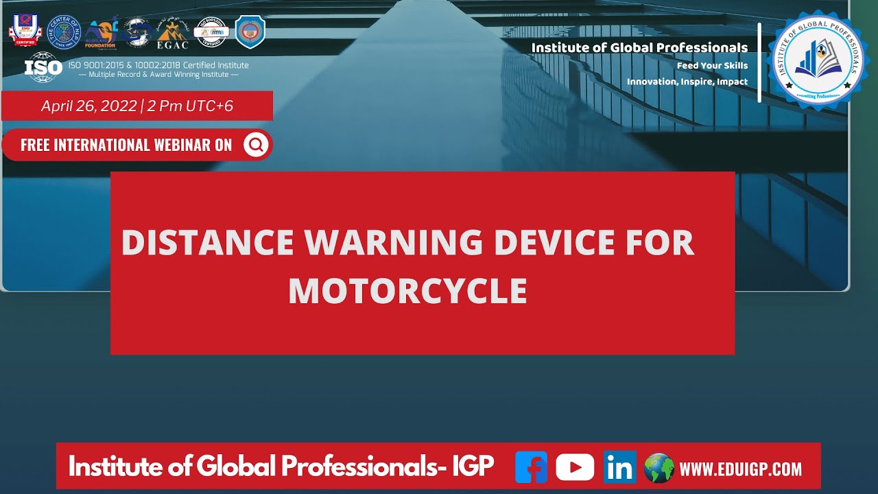 DISTANCE WARNING DEVICE FOR MOTORCYCLE (Quiz) - YouTube