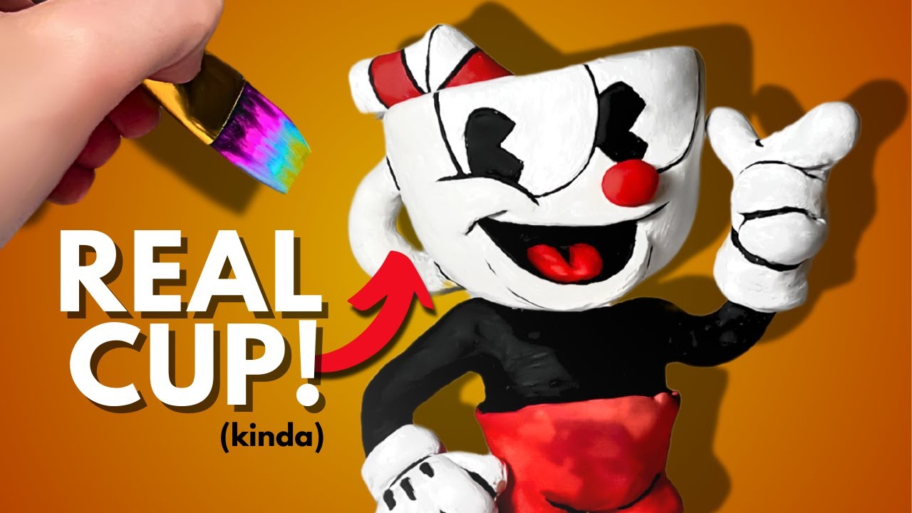 I made Cuphead, and turned him into a cup! - YouTube