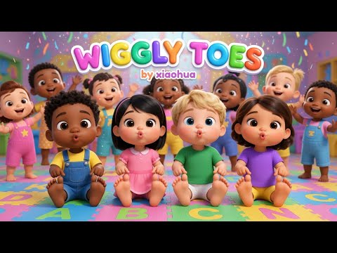 The wiggle dance, wiggly toes song+more dance and sing along by @xiaohuad4f 
