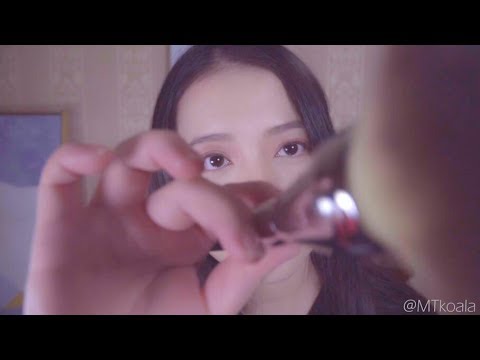[ASMR] Scalp Massage ❤ Hair Brushing ❤ Camera Touching | Whispers