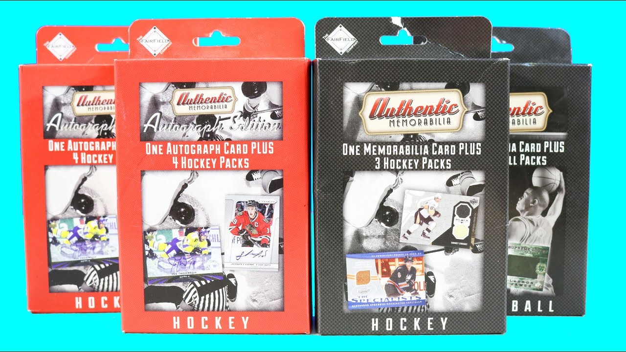Authentic Memorabilia Autograph Edition Hockey And Basketball Cards ...