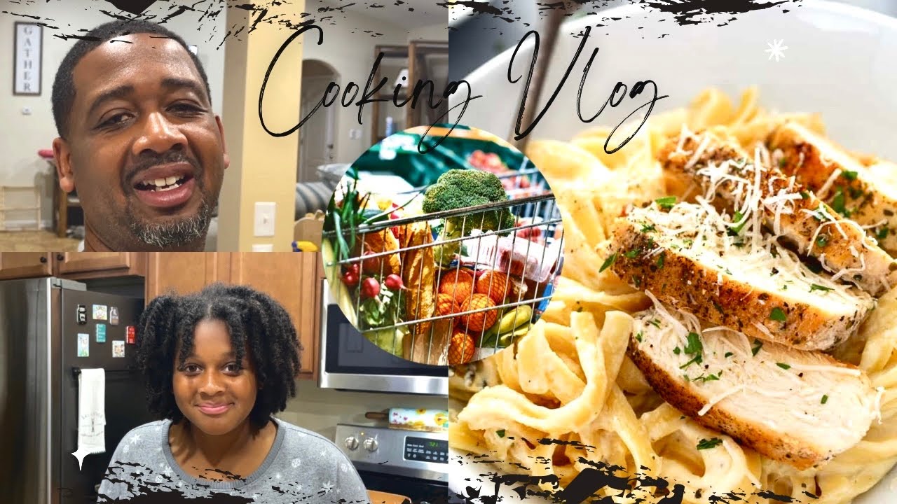 COOKING VLOG | IN THE KITCHEN WITH MEECH | GROCERY SHOPPING | CHICKEN ...