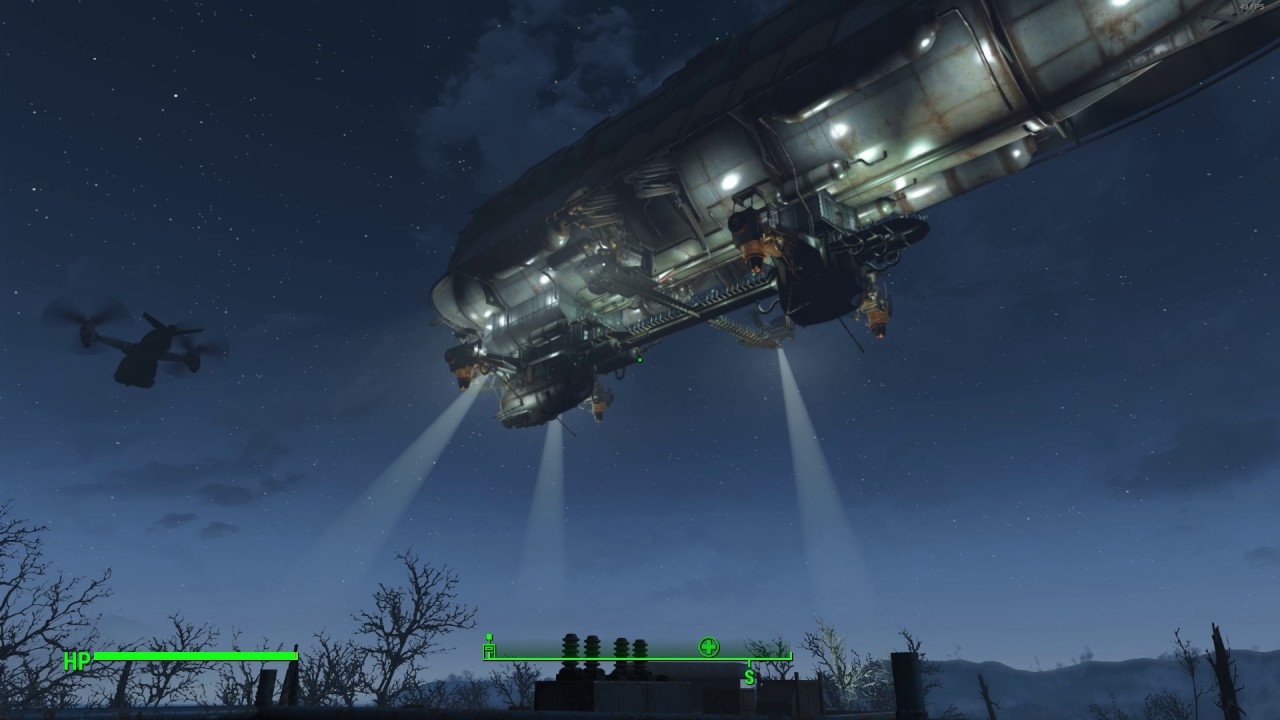 Fallout 4 brotherhood of steel Prydwen first encounter. - YouTube