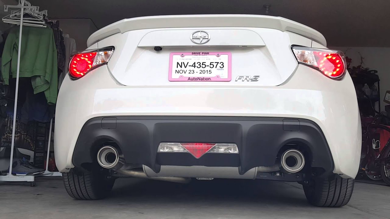 2016 Scion FR-S stock exhaust sound. - YouTube