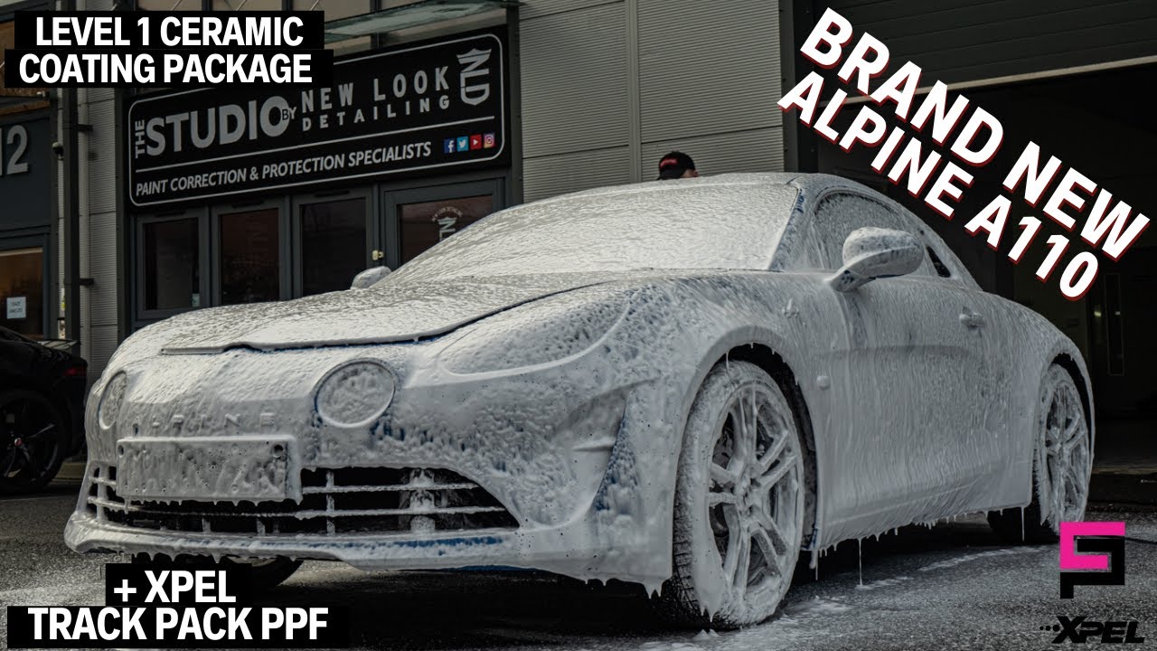 BRAND NEW Alpine A110 Receives Our Level 1 Ceramic Pro Package With ...