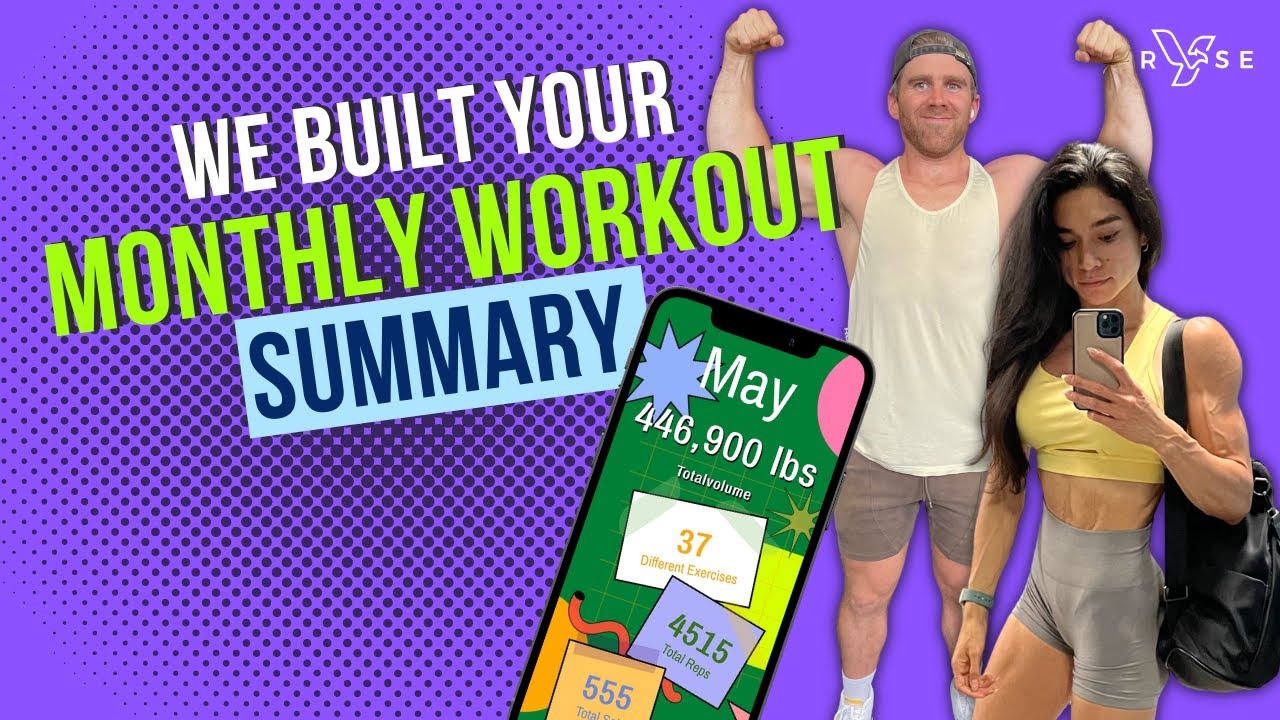 Your MONTHLY Gym Summary | New Workout App Features 2022 | RYSE Recap ...
