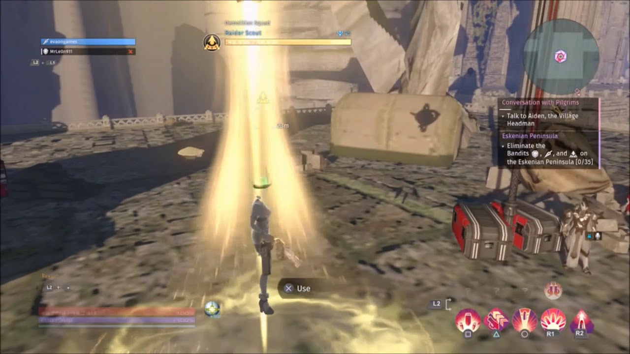 Skyforge - Eliminate Bandits | Location on Eskenian Peninsula | Bastion Quest - YouTube