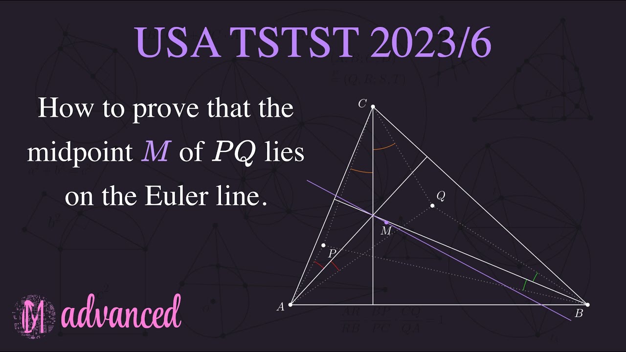A beautiful property of the Euler line - YouTube