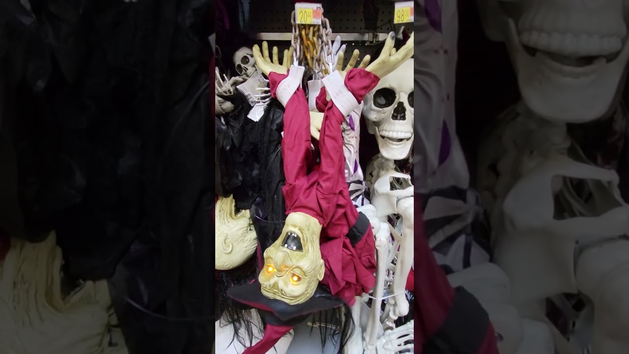 Laughing Witch in Chains - LED Eyes - Shakes and lights - YouTube