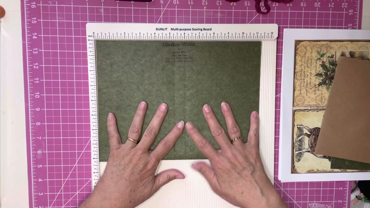 Craft With Me: Let’s Make a File Folder Folio per Request - YouTube
