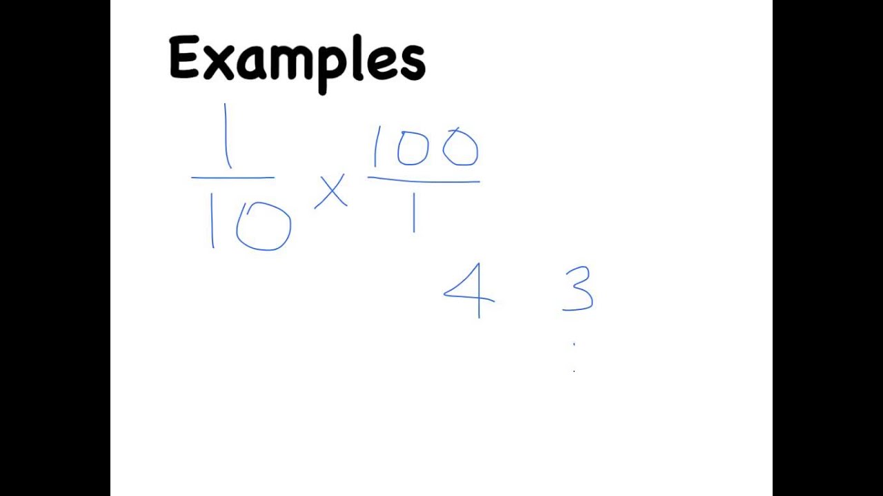 Year 8: Fractions as Percentages - YouTube