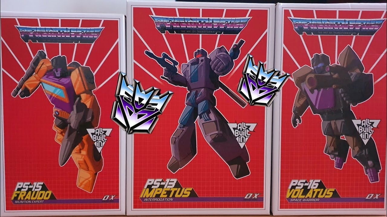 Transformers Masterpiece ocular max Ps-15 Ps-16 Decepticons Swindle and ...