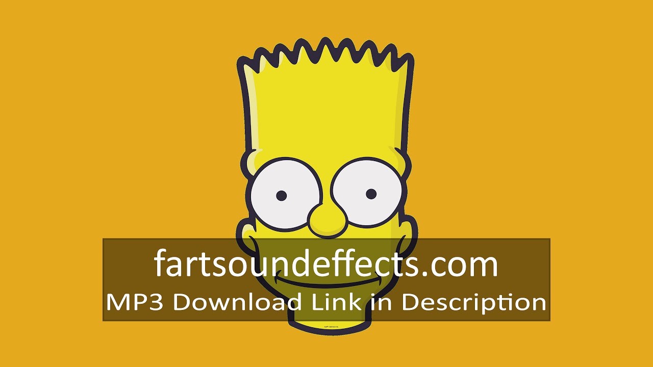 Bart Simpson Funny Fart Noise - YouTube