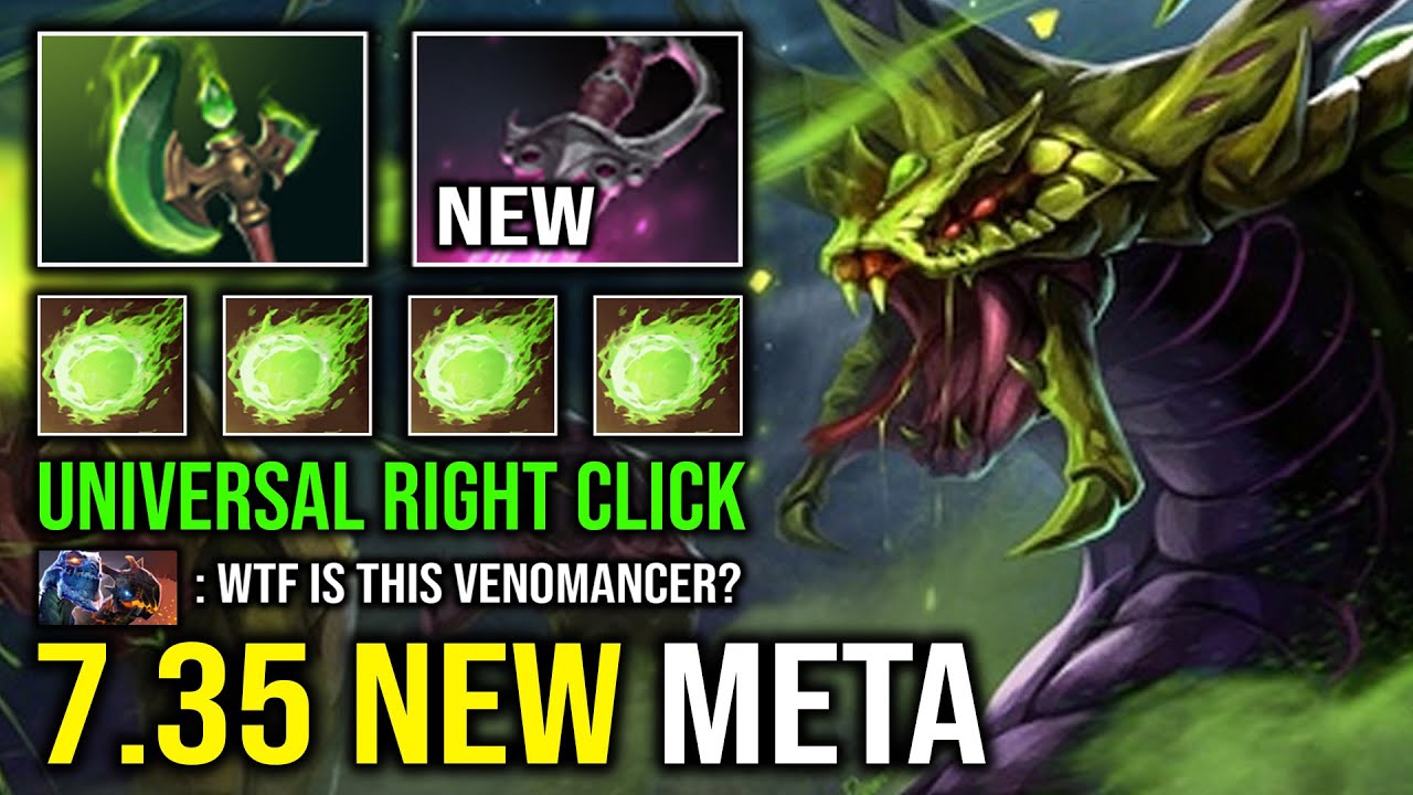 How to Offlane Venomancer NEW META Khanda + Parasma Right Click ...