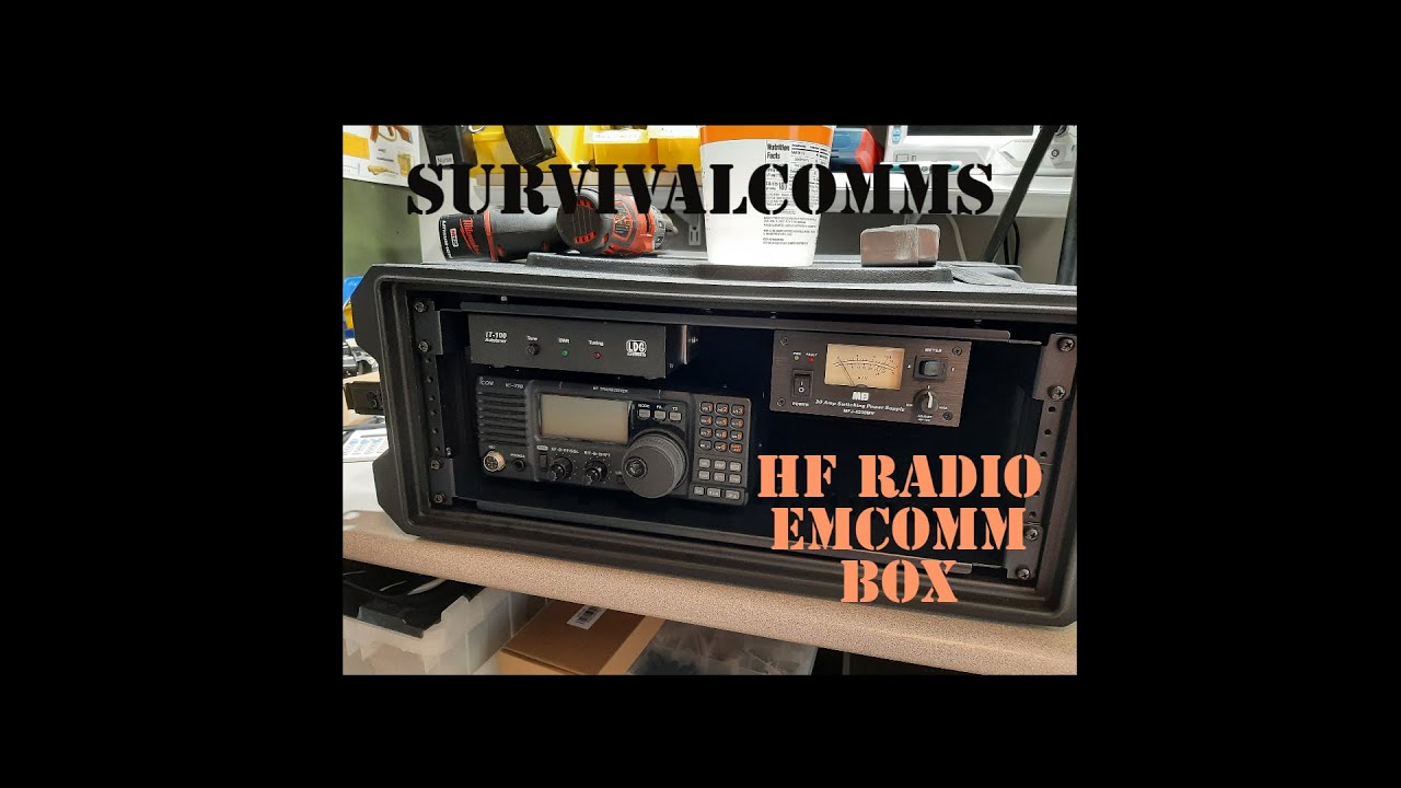 EMCOMM HF Radio amateur radio - My thoughts on EMCOMM boxes - YouTube
