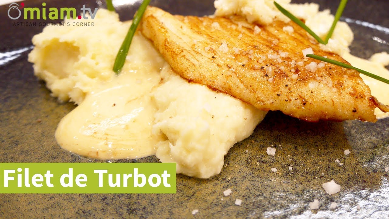 Recette du Filet de Turbot accompagné de Panais & Chou-Fleur - YouTube