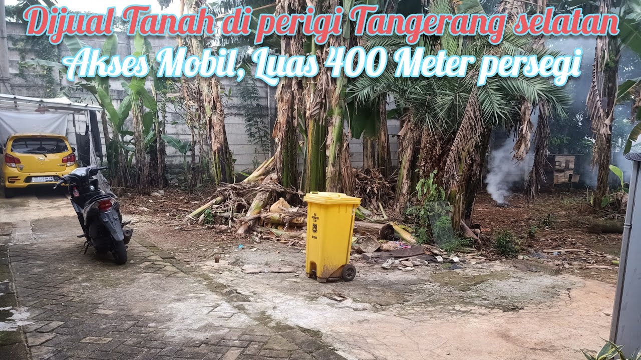Dijual Tanah Masuk mobil 400 meter persegi, di perigi Tangerang selatan ...