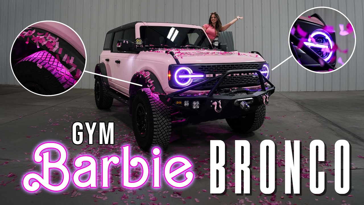 Transforming a Ford Bronco into Millennial Pink with Custom Wrap & RGB ...