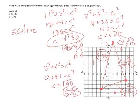 Classifying Triangles with Coordinates - YouTube