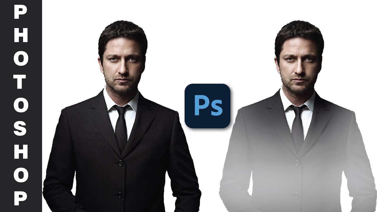 How To Make Fading Gradient Transparent Effect - Photoshop Tutorial ...