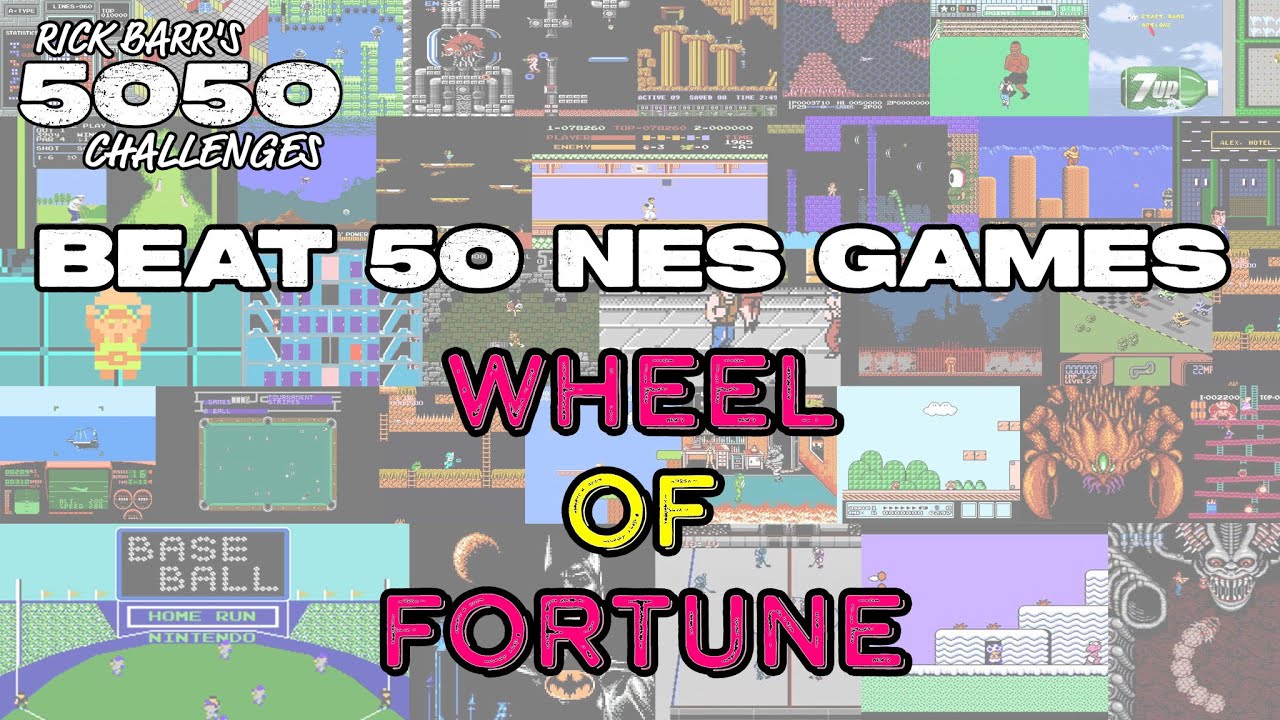 Challenge #29 - Beat 50 NES Games - Wheel of Fortune Play Session 4 ...