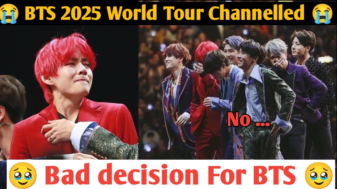 BTS World Tour cancelled 😭| bts world tour 2025 😭| #bts #btsarmy # ...