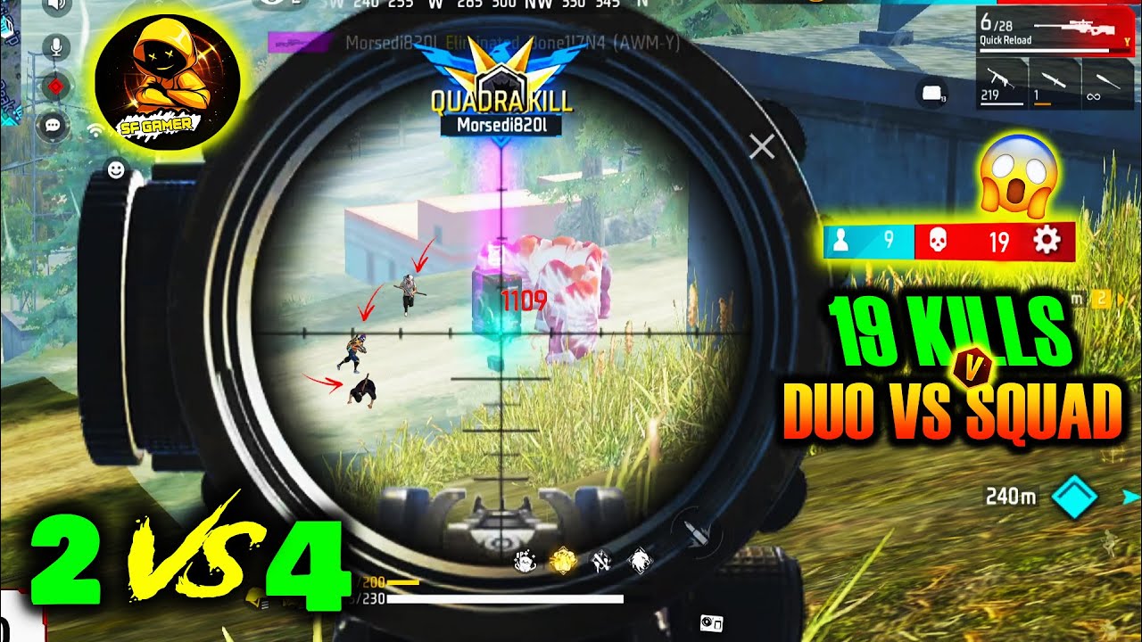 19 KILLS💥Overconfidence Kills 🤐 Duo Vs Squad Ultimate Gameplay Garena ...