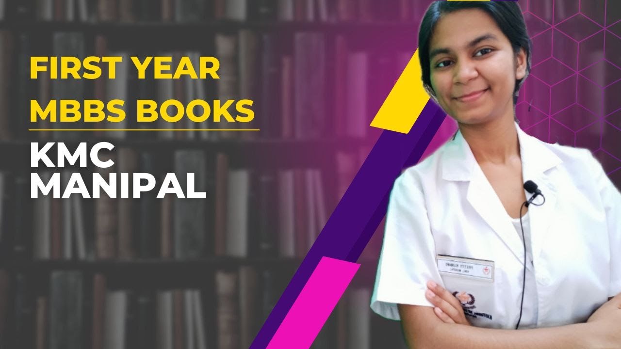 Books for first year MBBS/ KMC MANIPAL - YouTube