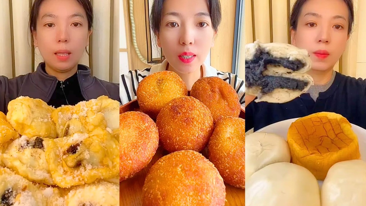 Traditional Chinese Homemade Food Eating Show | Buns Noodles & Desserts ...