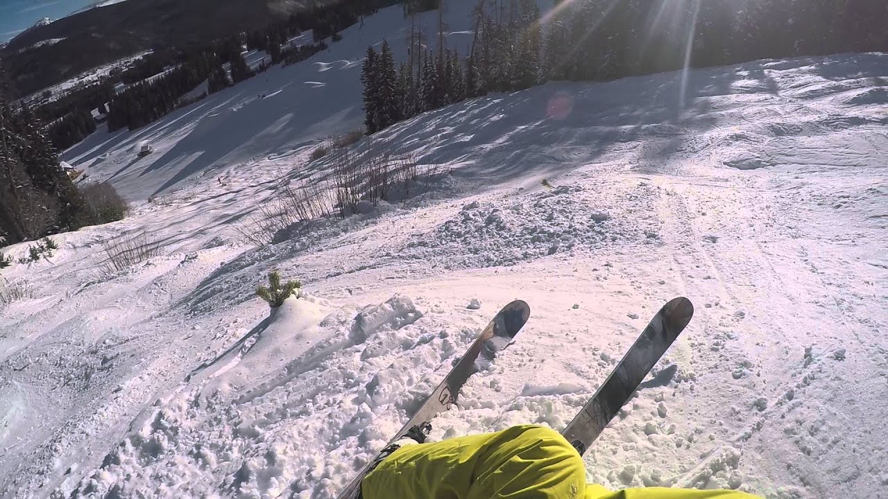 Second Mogul run on 12/29/15 - YouTube