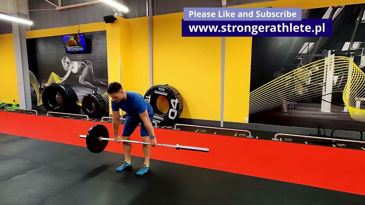 Uneven Barbell Deadlift - YouTube