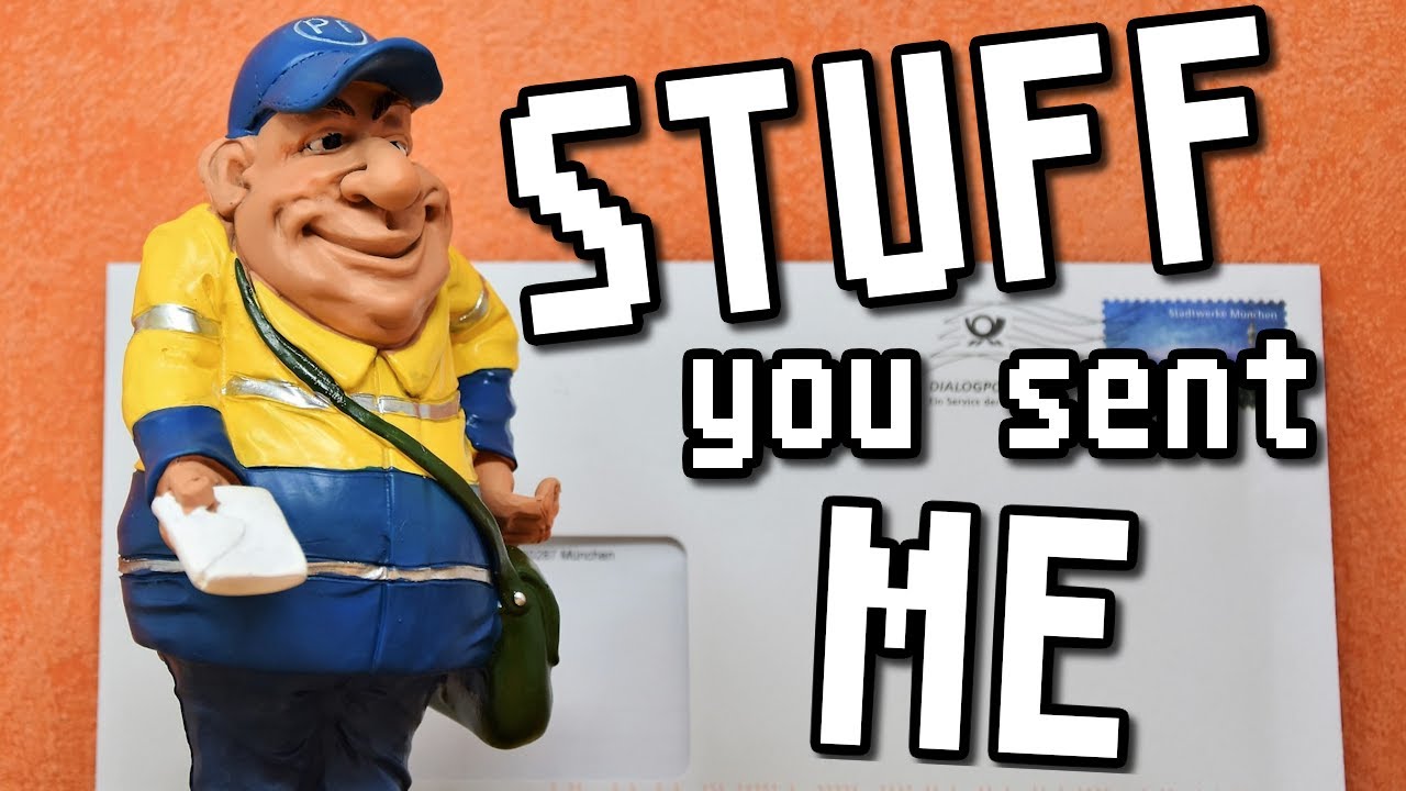 STUFF you sent ME! (Thank you, Daniel!) - YouTube