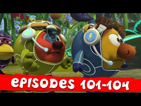 PinCode Cartoons - Full Episodes collection (Episodes 101-104) | for Kids | en
